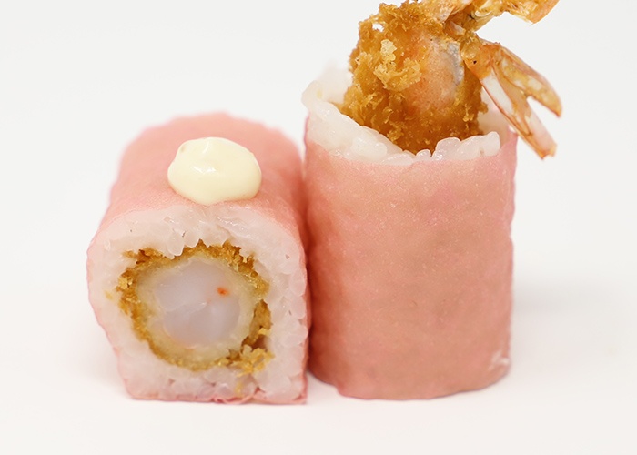 86-CREVETTE PANÉE CHEDDAR YUZU - The Sushi Restaurant Marseille